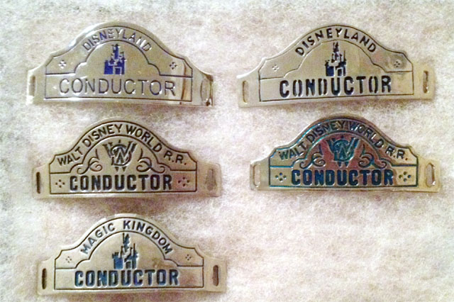 SANTA FE & DISNEYLAND RR REPRO CONDUCTOR HAT BADGES ARE HERE - Disney ...